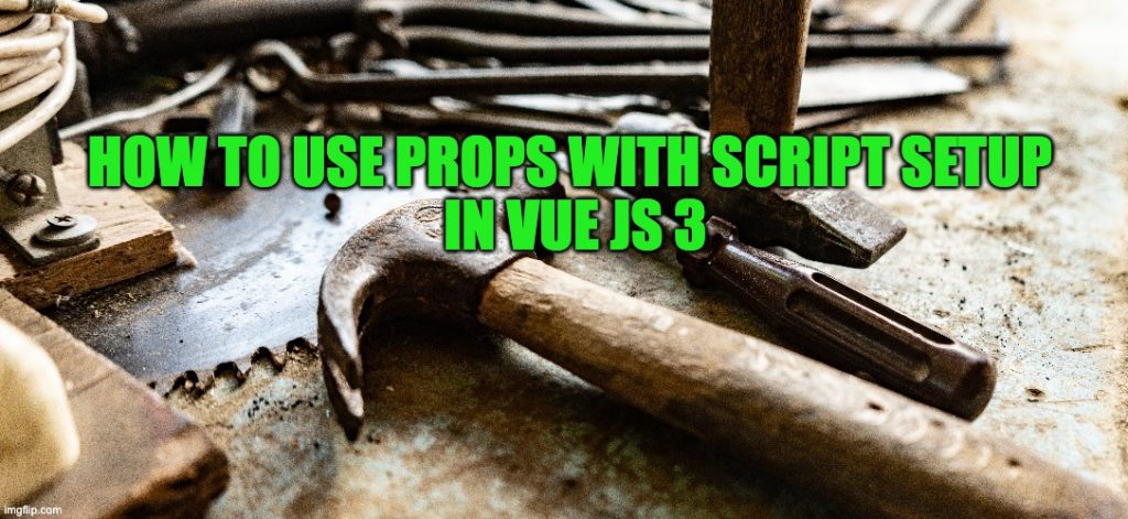 How to use props with script setup in Vue 3 - Zelig880